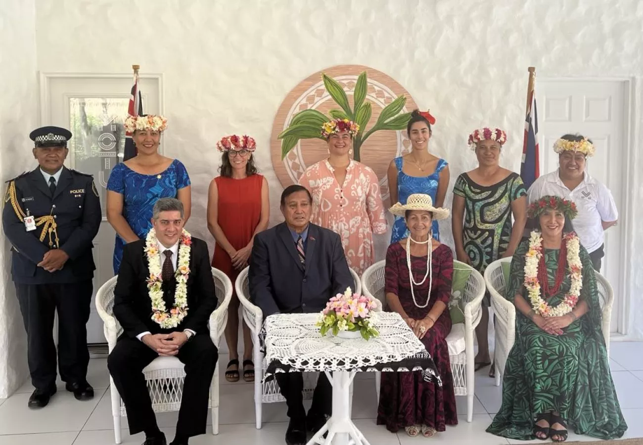 Cook Islands host visits from Chile and Cuba | TE KAUONO TUTARA E TE ...